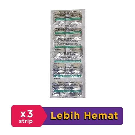 Polycrol Forte 3 Strip 10 Tablet Strip Kegunaan Efek Samping Dosis Dan Aturan Pakai Halodoc