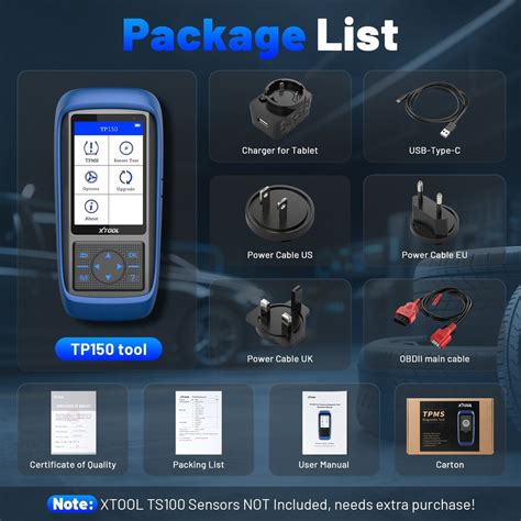 Xtool Tp150 Wifi Tpms Diagnostic Tool Activaterelearn All Sensors Program Ts100 Ebay