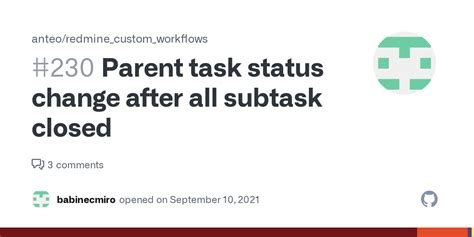 Parent Task Status Change After All Subtask Closed Issue Anteo Redmine Custom Workflows