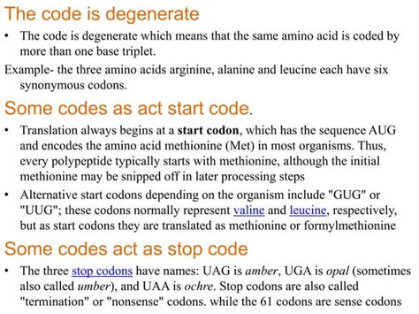 Deciphering Of The Genetic Code Pptx