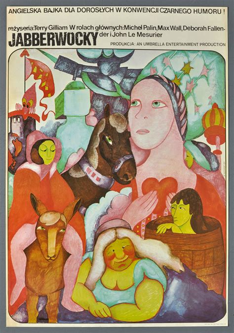 Jabberwocky Original 1979 Polish Movie Poster Terry Gilliam Monty