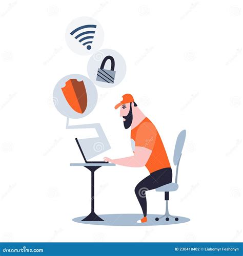 Sysadmin Adjusting Network Connection Repairing Equipment Maintaining System Work In Server