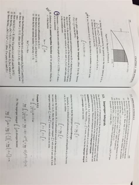 Solved Chapters The Integrals In Is Increasing On O It