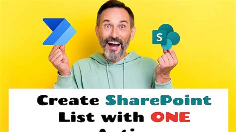 create a sharepoint list quickly power automate