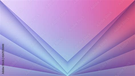 Horizontal Abstract Background With 3d Paper Layers Effect V Shape Pattern Wallpaper Template