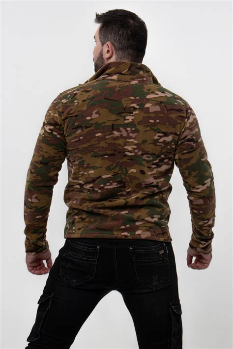 Камуфляжна флісова кофта унісекс Tvoepolo