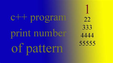write C program to print number of pattern በአማረኛ YouTube