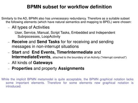 ppt use of uml and model transformations for workflow process