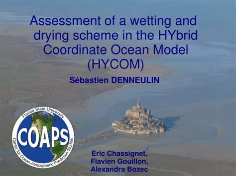 Ppt Assessment Of A Wetting And Drying Scheme In The Hybrid Coordinate Ocean Model Hycom
