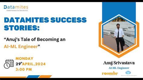Datamites Success Stories Anujs Tale Of Becoming An Ai Ml Engineer Youtube