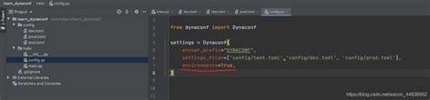 配置管理 用dynaconf进行python项目的配置管理dynaconf 使用 《python 学习笔记》 极客文档