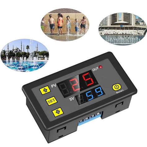 Ac 110v 220v Dc 12v Dc 24v Digital Time Delay Relay Led Display Cycle