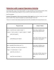 Logical Operators In Python Interactive Practice With Examples Course Hero
