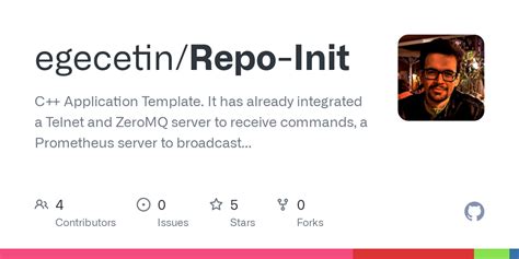GitHub Egecetin Repo Init C Application Template It Has Already Integrated A Telnet And