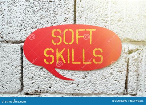 Inspiration Showing Sign Soft Skills Word Written On Personal Attribute Enable Interact
