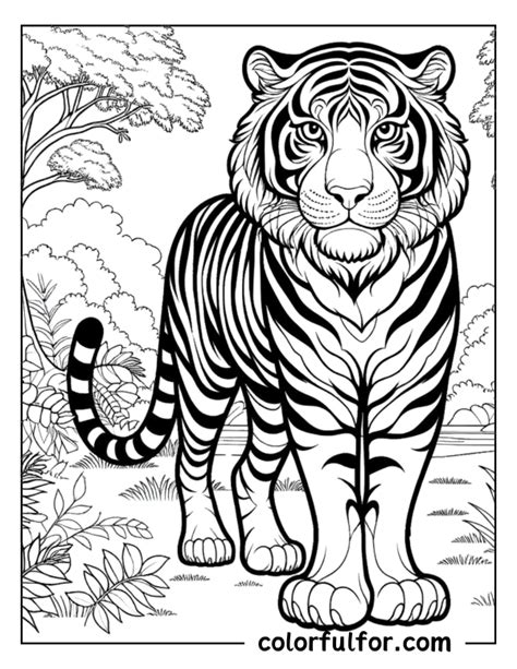 32 Cool Tiger Coloring Pages To Print And Color Free Pdfs For All