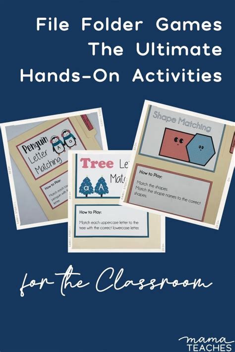 File Folder Games The Ultimate Hands On Activities For The Classroom