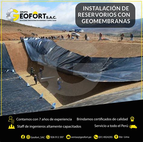 InstalaciÓn De Reservorios Con Geomembrana Proveedor Perú Precio De Venta