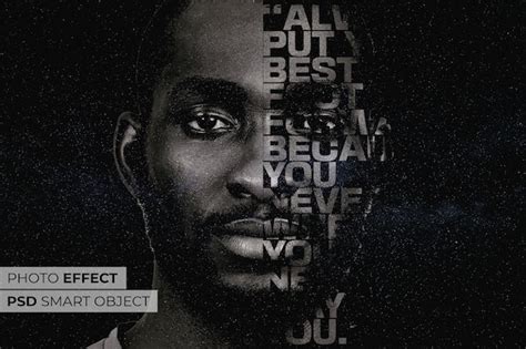 conception d effets de texte photo psd gratuite