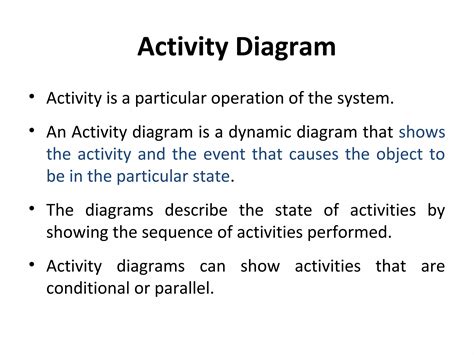 Uml Activity Diagram PPT