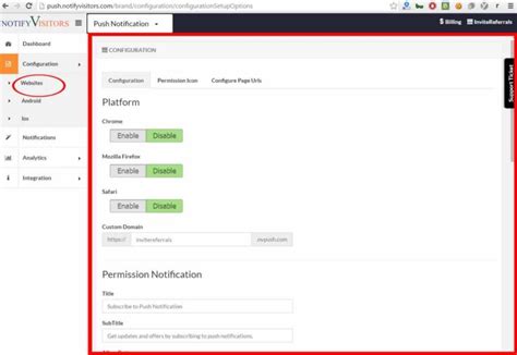 Tutorial To Integrate Web Push Notifications NotifyVisitors