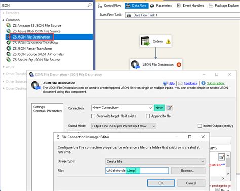 how to rename json csv file once fully written json rest