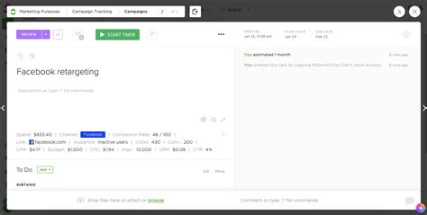 automate business workflow with clickup integrations timecamp