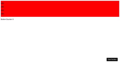 React On Scrol Bottom Event Codesandbox