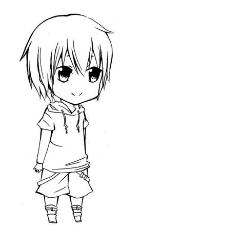 Аниме картинки мальчики раскраски