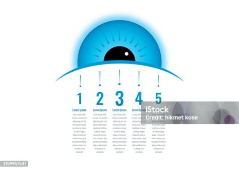파란 눈 인포 그래픽 템플릿입니다 눈 건강 정보 템플릿입니다 건강 교육 연간 보고서 인터넷 비즈니스 잡지 인포 그래픽 템플릿입니다 5가지 옵션 인포그래픽 템플릿 0명에 대한