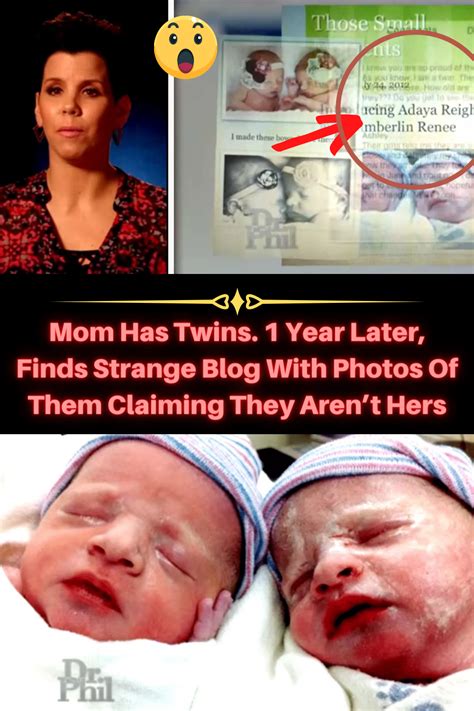 Mom Discovers Strange Blog With Photos Of Her Twins