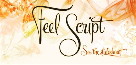 12 Font Feel Script Images Feel Script Font Free Feel Script Font