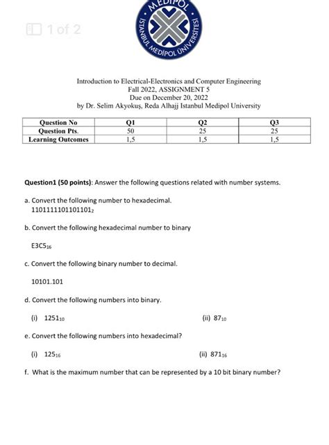 Solved Introduction To Electrical Electronics And Computer Chegg