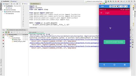 Appium Test Python YouTube