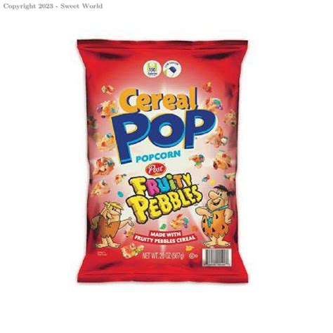814109021992 - Cereal Pop Fruity Pebbles Popcorn (20 oz.)