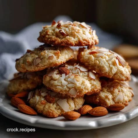 Almond Cloud Cookies Recipe Easy Almond Desserts Crock Recipes