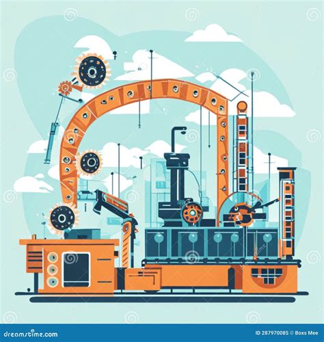 Industrial Machinery And Equipment Factory Production Stock