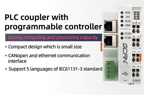 Plc Control Board With Ethernet Interface Supports Canopen And Modbus Communication Protocols