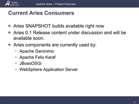 apache aries overview ppt