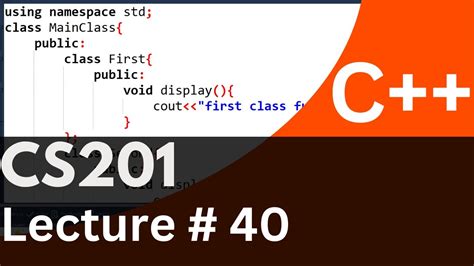 Cs201 Short Lecture 40 Vu Short Lectures Cs201 Short Lectures M Taimoor Ameen Youtube