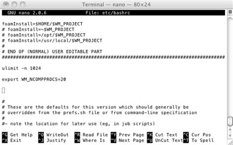 Installationmac Osopenfoam 21x Openfoamwiki