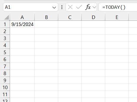 Quick Formula For Today S Date In Excel Step By Step Guide MyExcelOnline