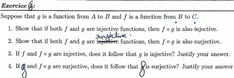 Solved Exercice 5 Suppose That G Is A Function From A To B