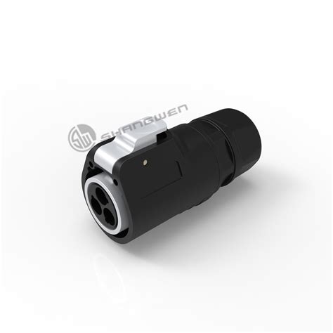IP67 Waterproof Male Female Power Connector Precision PBT Material
