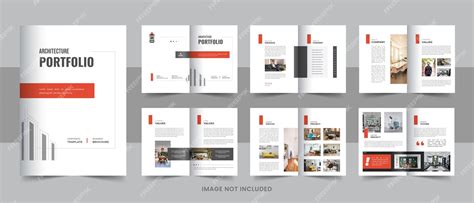 Premium Vector Architecture Or Interior Portfolio Brochure Template