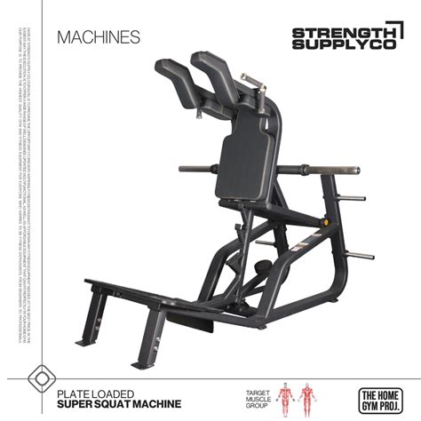 Plate Loaded Super Squat Machine Strength Supply Co