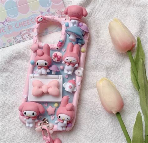 마이멜로디 데코덴케이스 아이폰케이스 갤럭시케이스 주문제작