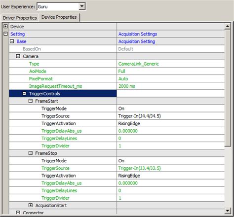 Impact Acquire SDK GUI Applications Frame Grabber
