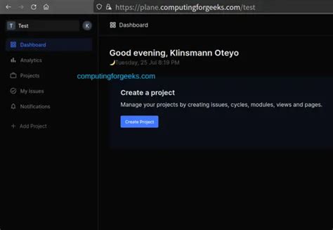 Plane Project Management Tool Jira Open Source Alternative ComputingForGeeks