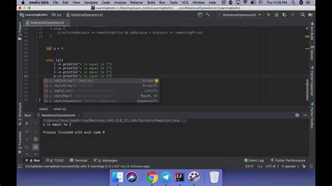 08 Kotlin Language Tutorial How To Use When Youtube